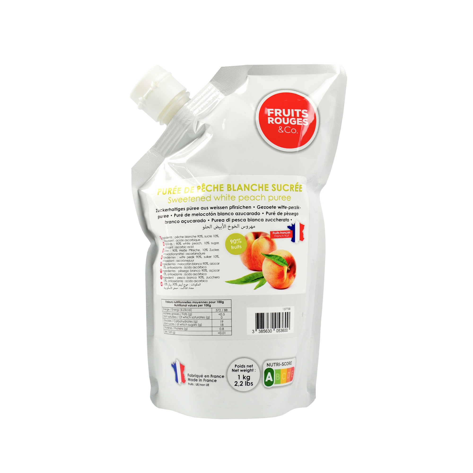 Your Coffee Bar - Fruits Rouges White Peach Puree